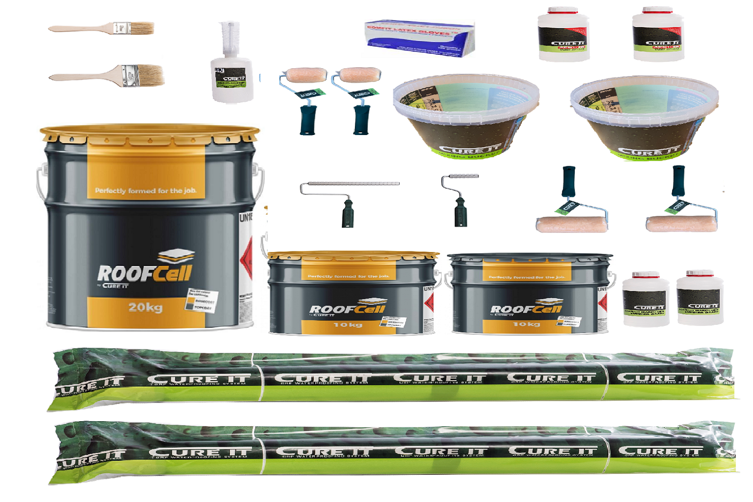 15m² Cure It ROOFCELL Roofing kit For GRP | The Roof Shop