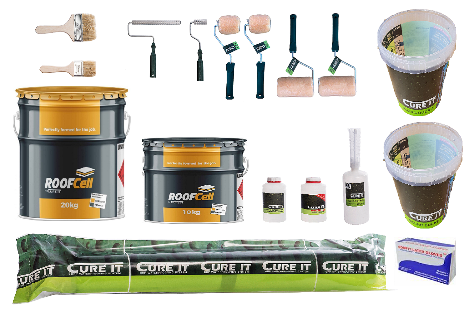 5m² Cure It ROOFCELL Roofing kit For Asphalt | The Roof Shop